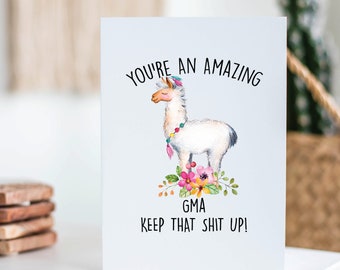 Gma Birthday Card - Etsy