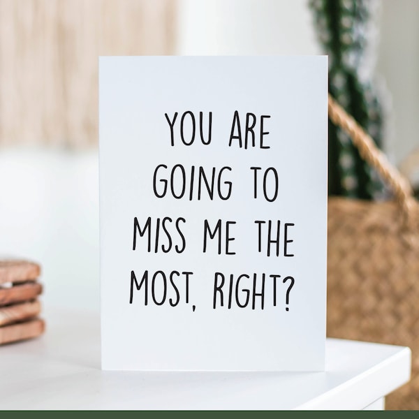 Funny Miss You Cards - Etsy