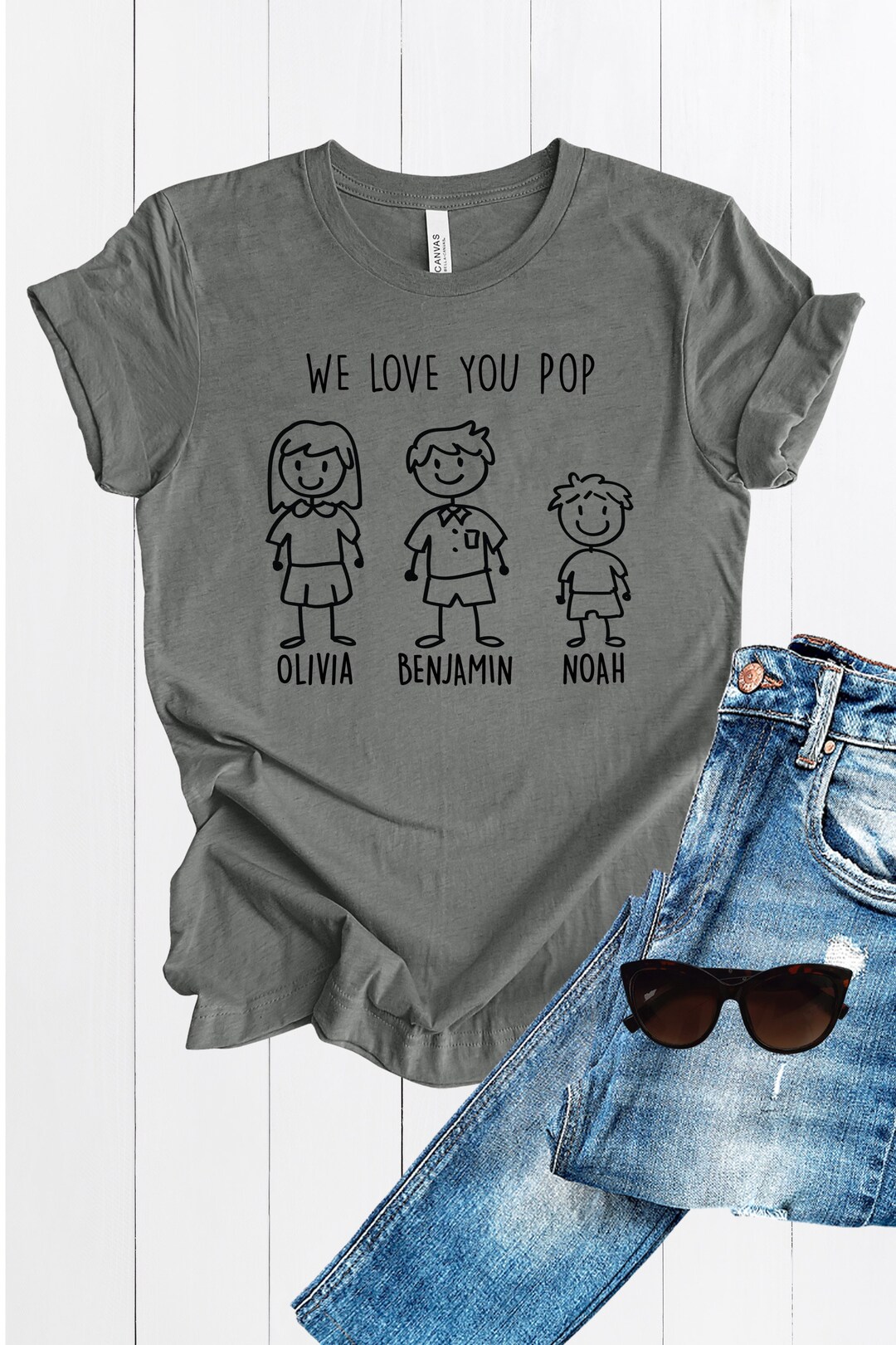 Personalized Pop Shirt, Pop Gifts, Fathers Day Gift for Pop, Best Pop ...