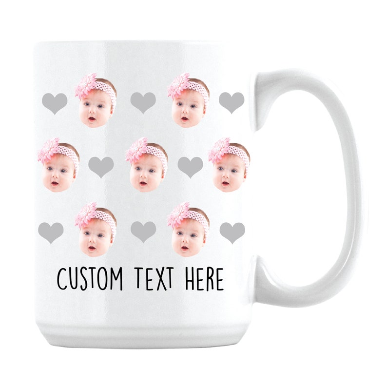 Custom Photo and Text Mug Baby Photo Gift Custom Photo Mug - Etsy