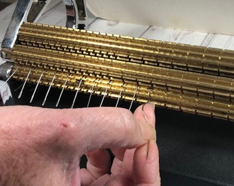 Sally Stanley Smocking Pleater Machine With Needles 24 Row Pleating ...