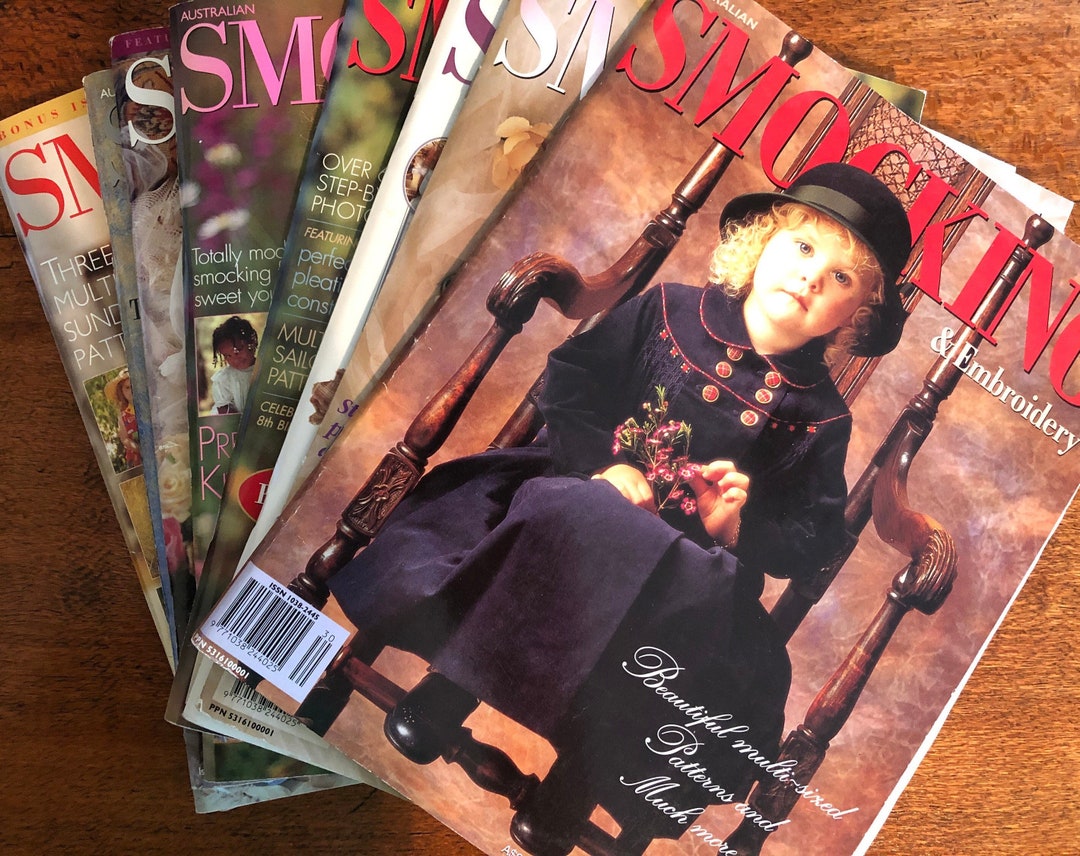 Select From Issues 30 - 39 Australian Smocking & Embroidery Magazine ...