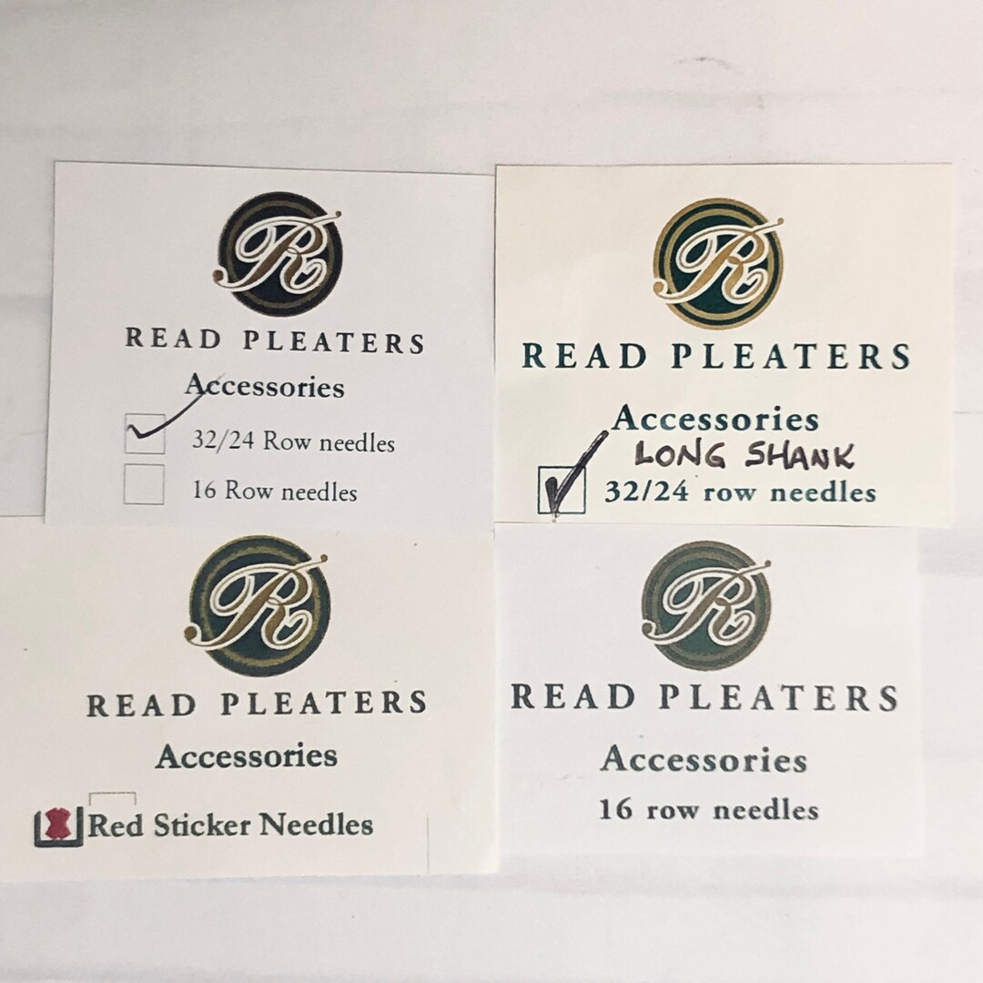 Read Needles for Read Smocking Pleaters - Various Packs Based on Your ...