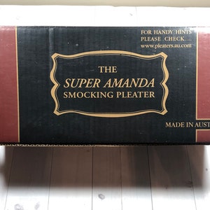 SUPER Amanda Smocking Pleating Machine: Fully Tested, With 24 Needles ...