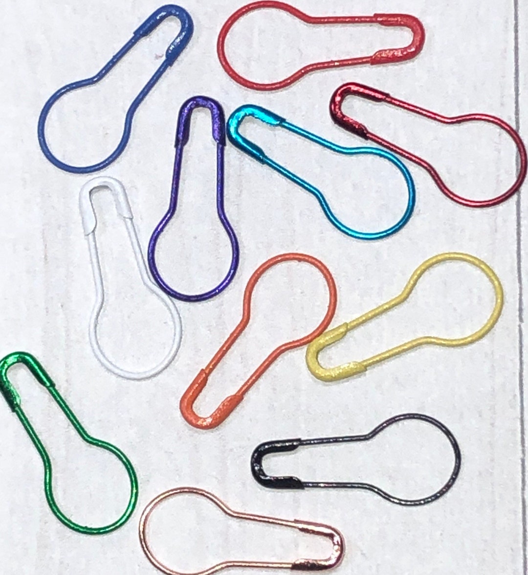Knitting Crochet Stitch Markers: Mini Bulb Safety Pins - Etsy