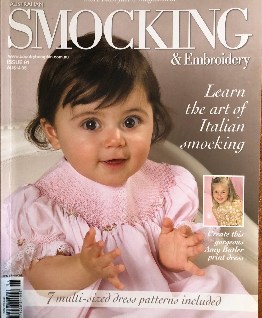 Issue 91 Australian Smocking & Embroidery Magazine, Heirloom Sewing ...