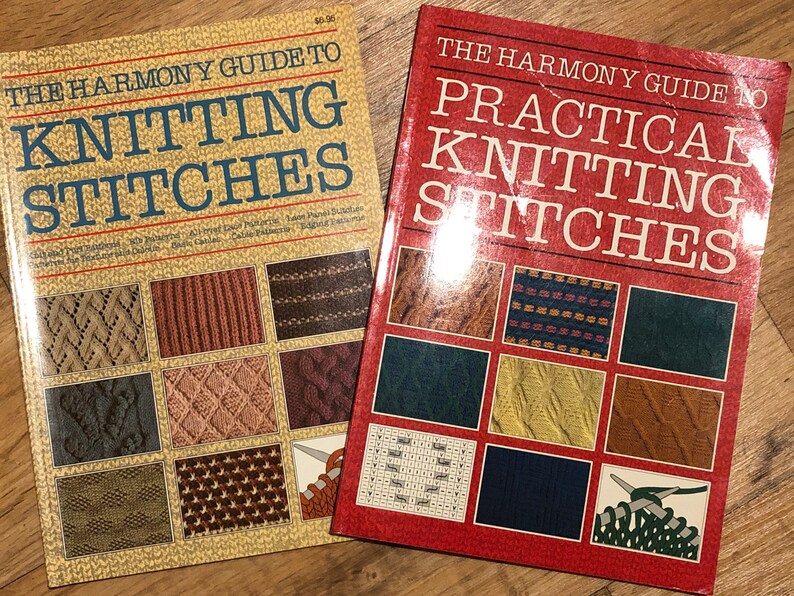 Knitting Stitches Guide Book: Vintage Pattern Reference - Etsy