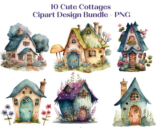 Cottage House Clipart Cartoon