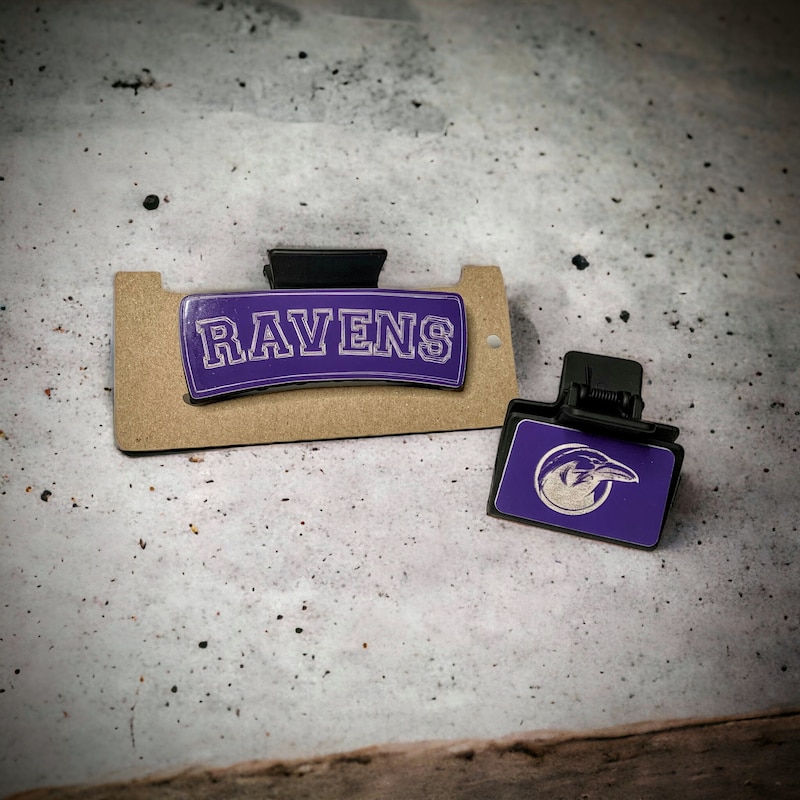 Hair Claw Clips Raven - Etsy