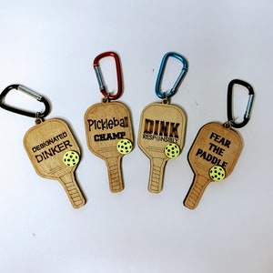 Pickleball Bag Tags - Choose From 4 Different Designs. Make Your Bag ...
