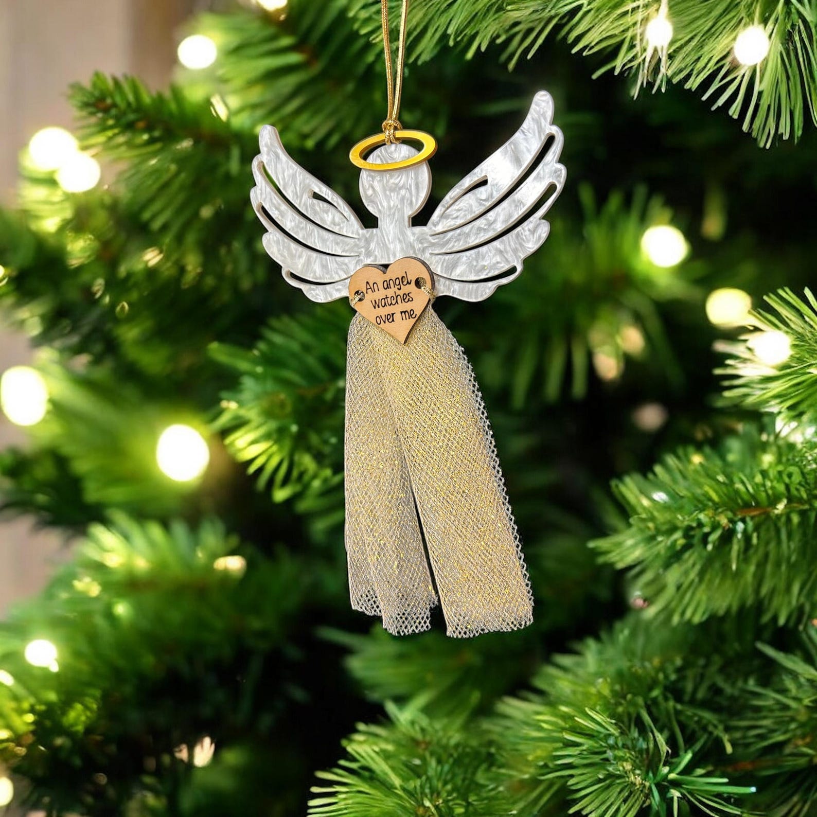 Memorial Angel Ornament Keepsake – A Gentle Tribute to Your Loved One ...