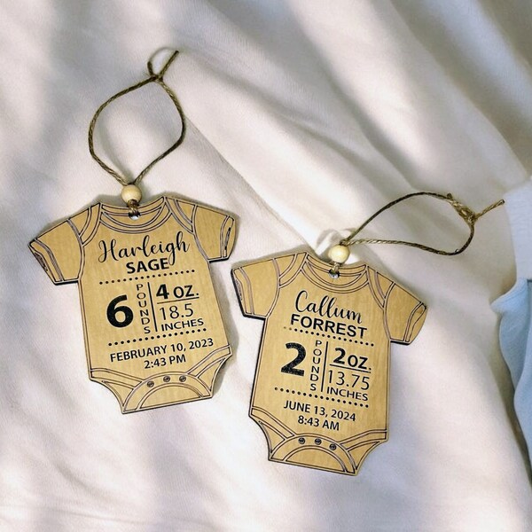 Birth Stats Keepsake - Etsy