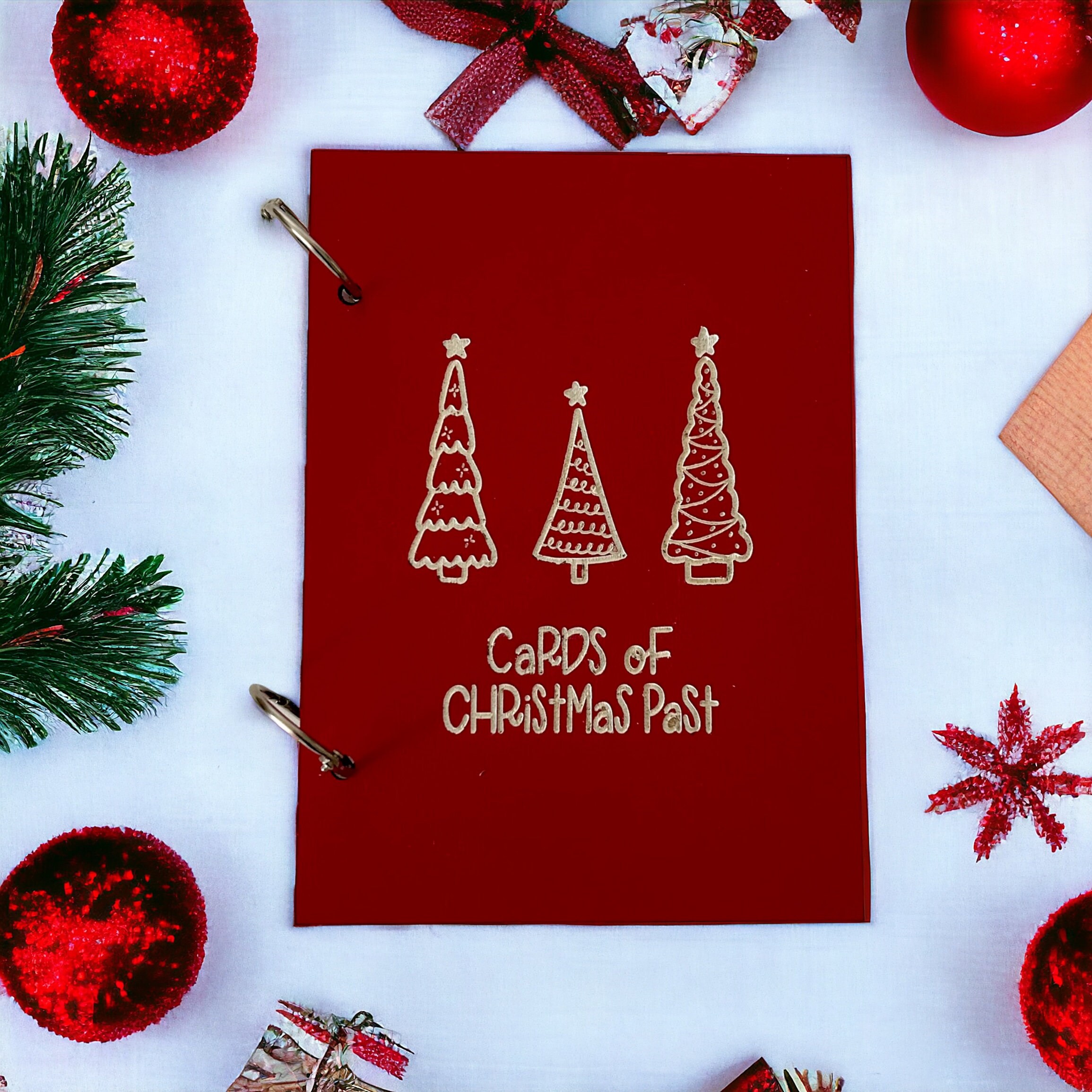 Cards of Christmas Past! Keepsake Holiday Card Photo Binder! Family ...