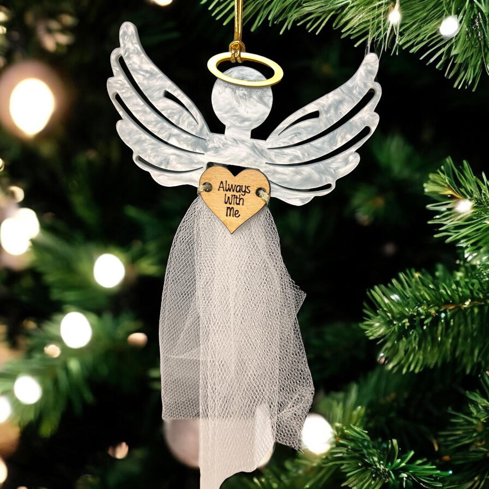 Memorial Angel Ornament Keepsake – A Gentle Tribute to Your Loved One ...