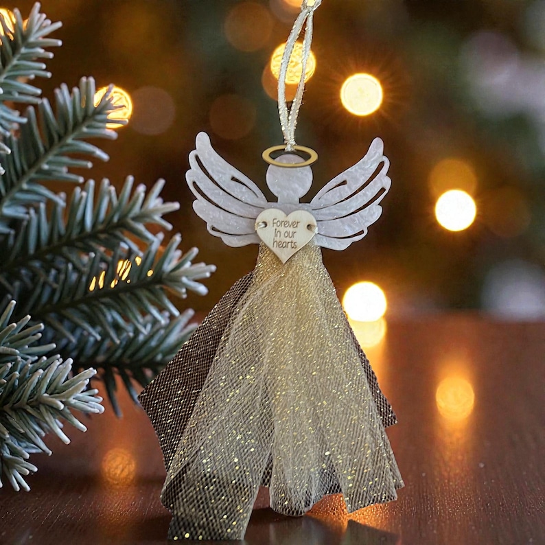 Memorial Angel Ornament Keepsake – A Gentle Tribute to Your Loved One ...