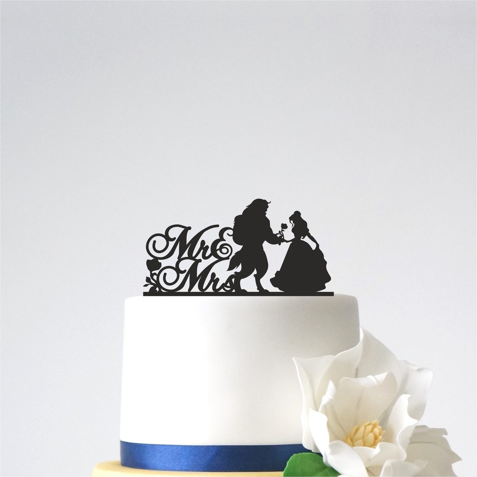 Beauty and Beast Topper SVG Cutting File AI Dxf and - Etsy