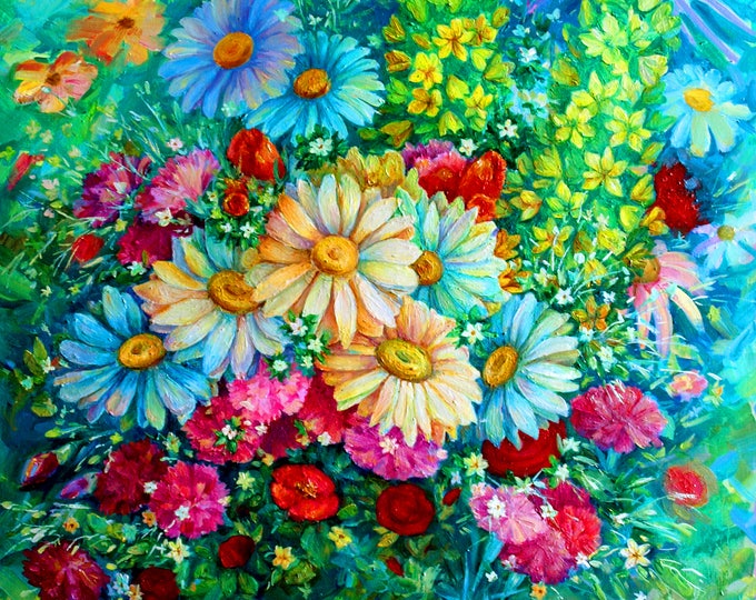 Abstract Flower Painting Abstract Floral Art Artists Who Paint Flowers ...