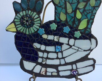 Mosaic chickens | Etsy