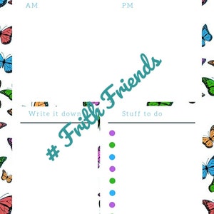 Butterfly Daily Planner Printable, Plan It Out Downloadable, Printable ...