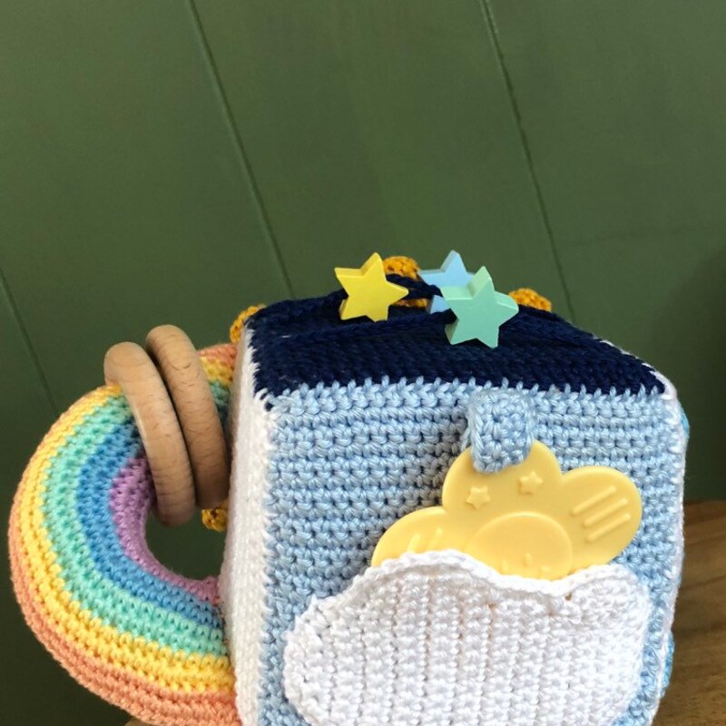 Crochet Activity Cube - Etsy