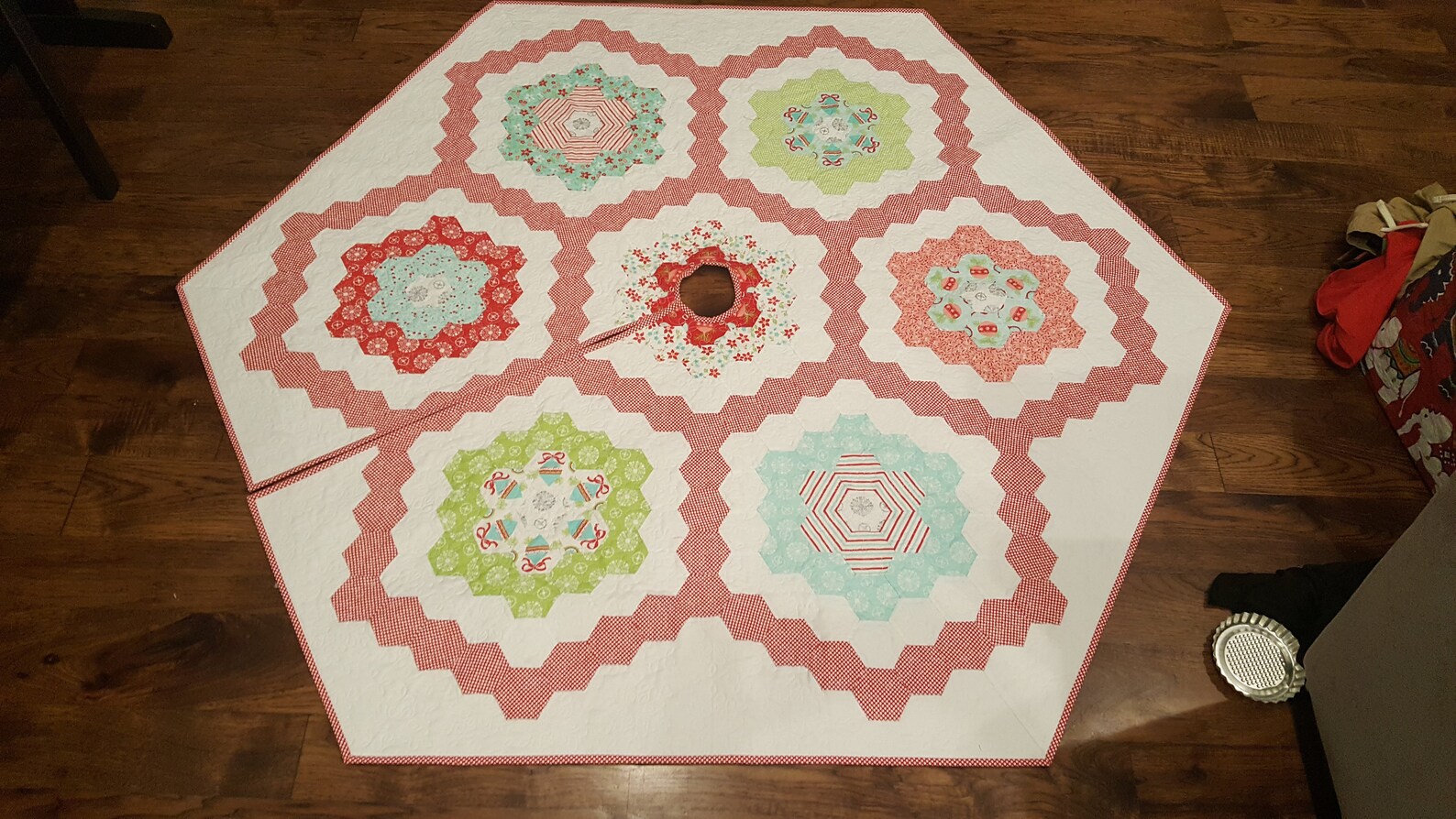 Hexagon Tree Skirt Pattern 1-1/2 - Etsy