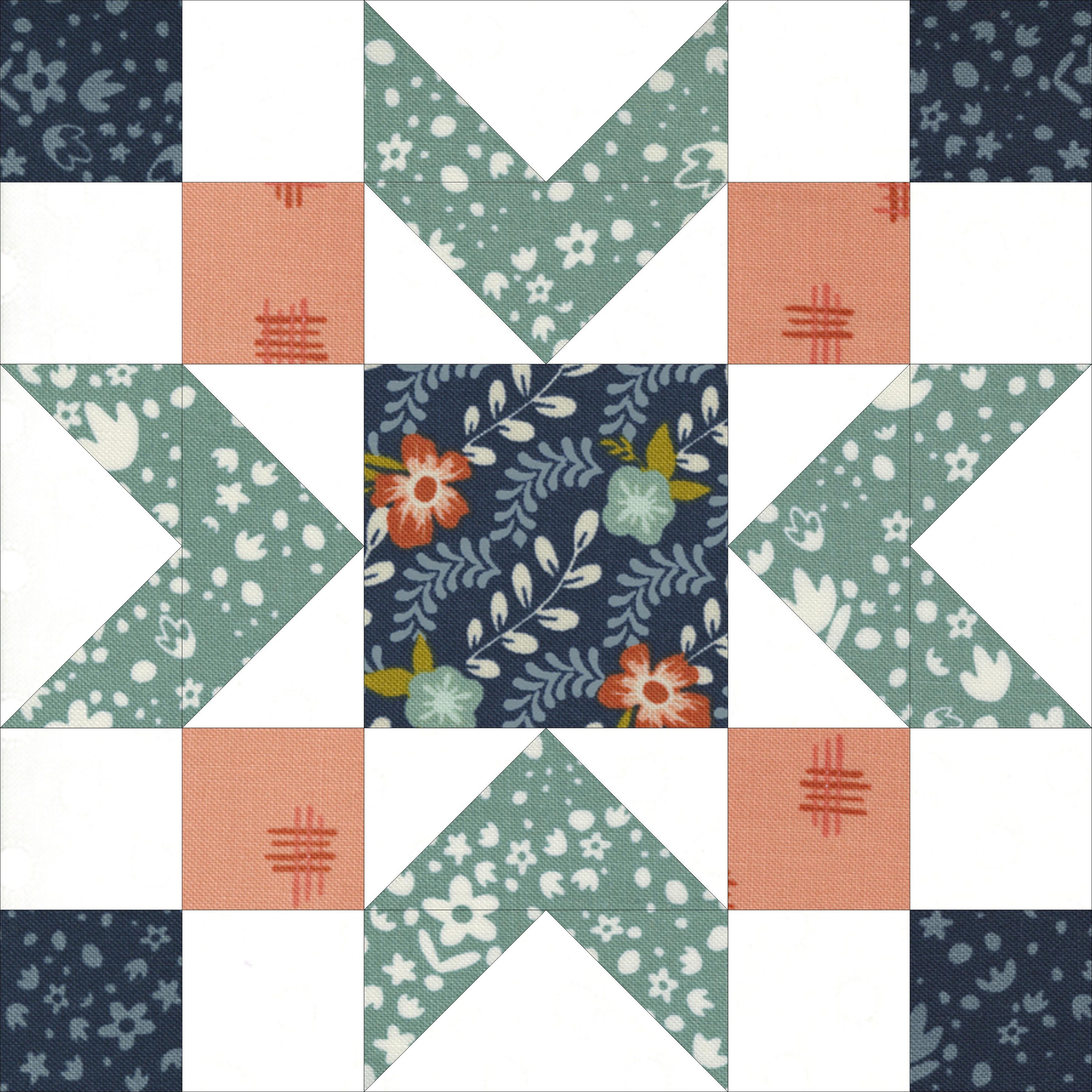 Block Stars PDF QUILT PATTERN - Etsy Canada