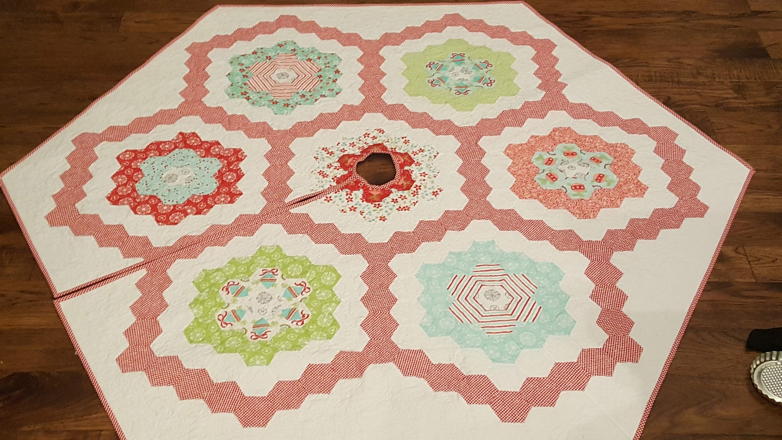 Hexagon Tree Skirt Pattern 1-1/2 - Etsy