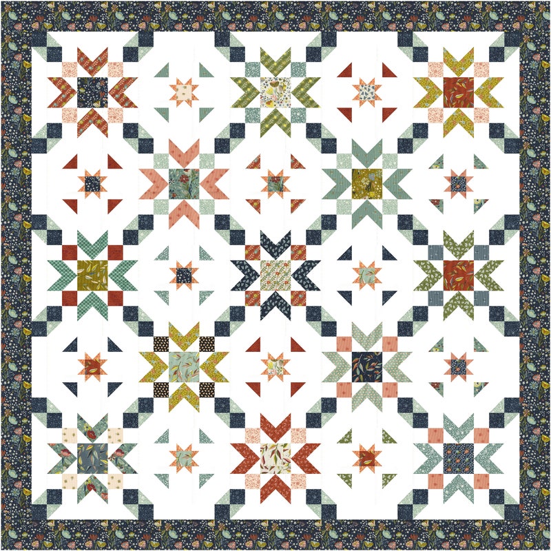 Texas Star Quilt Pattern - Etsy