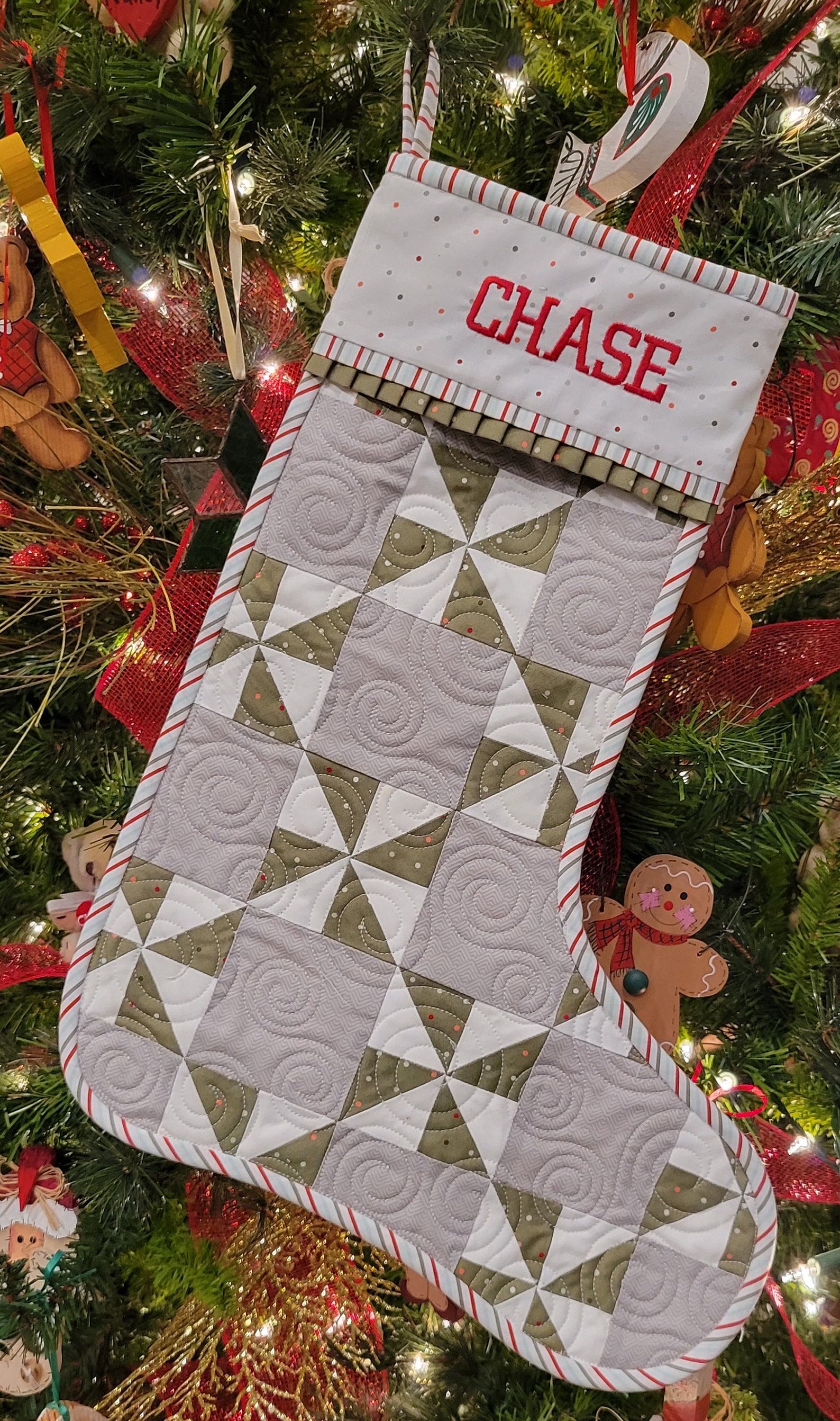 Christmas Stocking PDF QUILT Pattern - Etsy