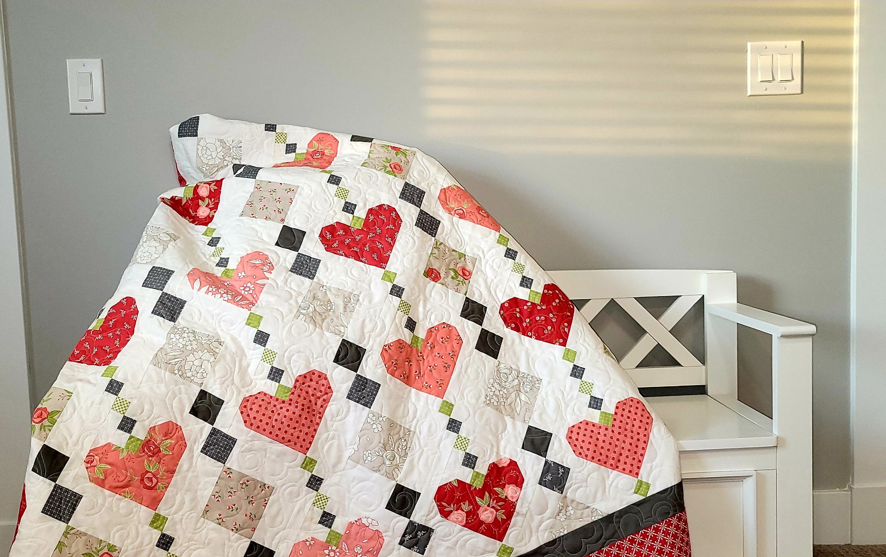 Heart Strings PDF Quilt Pattern - Etsy Australia