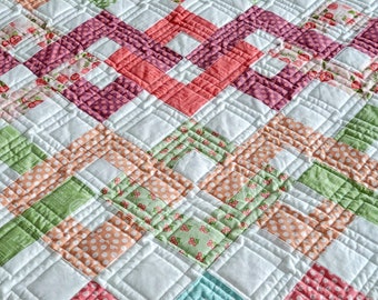 Interlocking Squares Quilt Pattern - Etsy