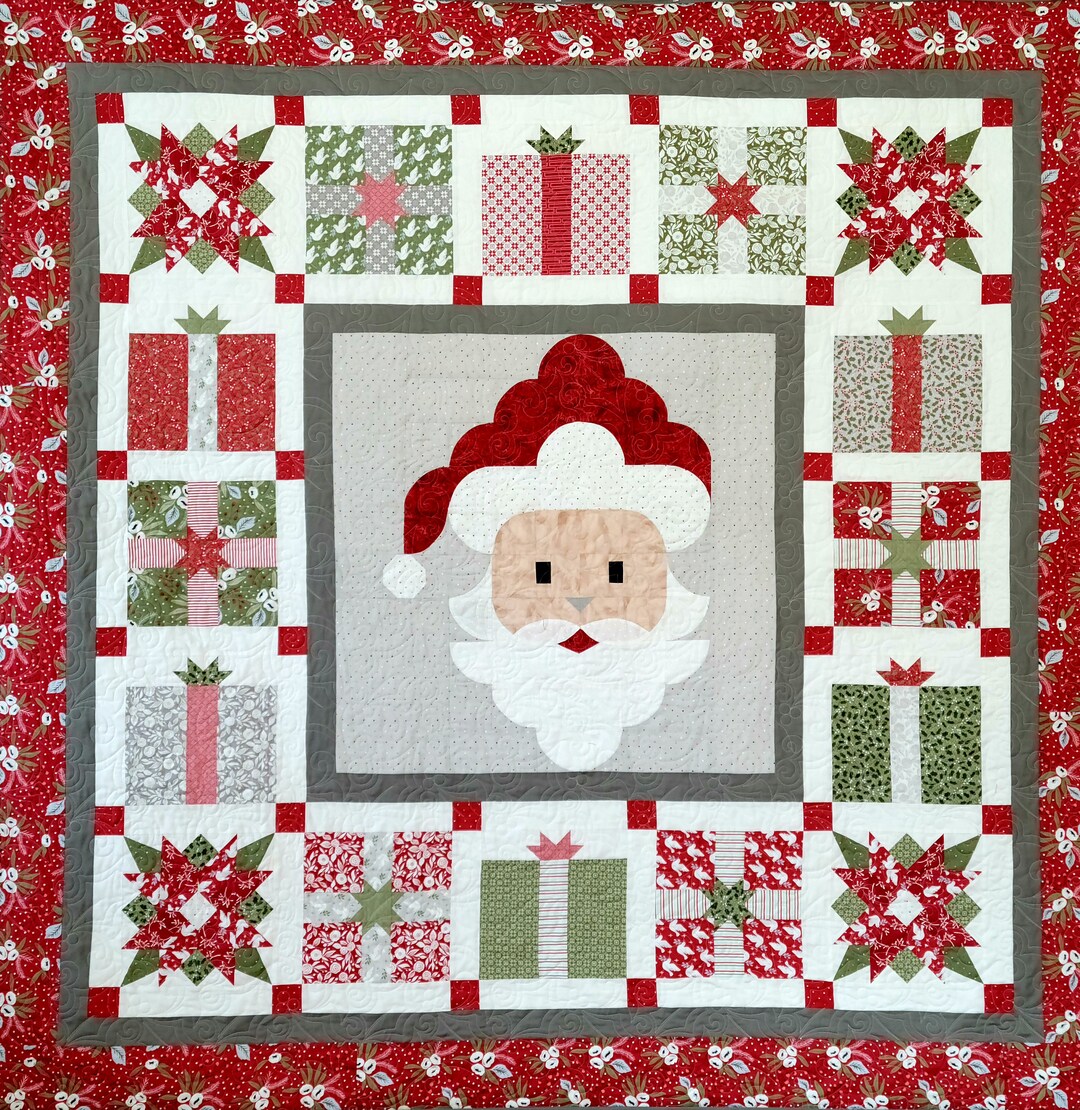 Santa Brings Presents PDF QUILT PATTERN - Etsy