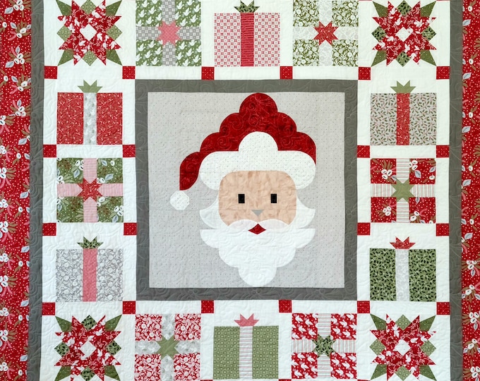 Gifts From Santa Panel Frame Quilt Pattern, PT1790, 36 Fabric Panel ...