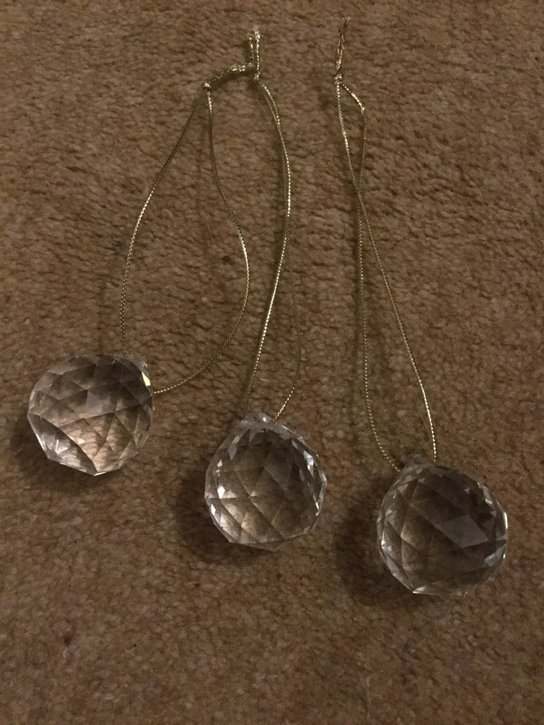 Antique Crystal Chandelier Drops Christmas Tree Decoration - Etsy