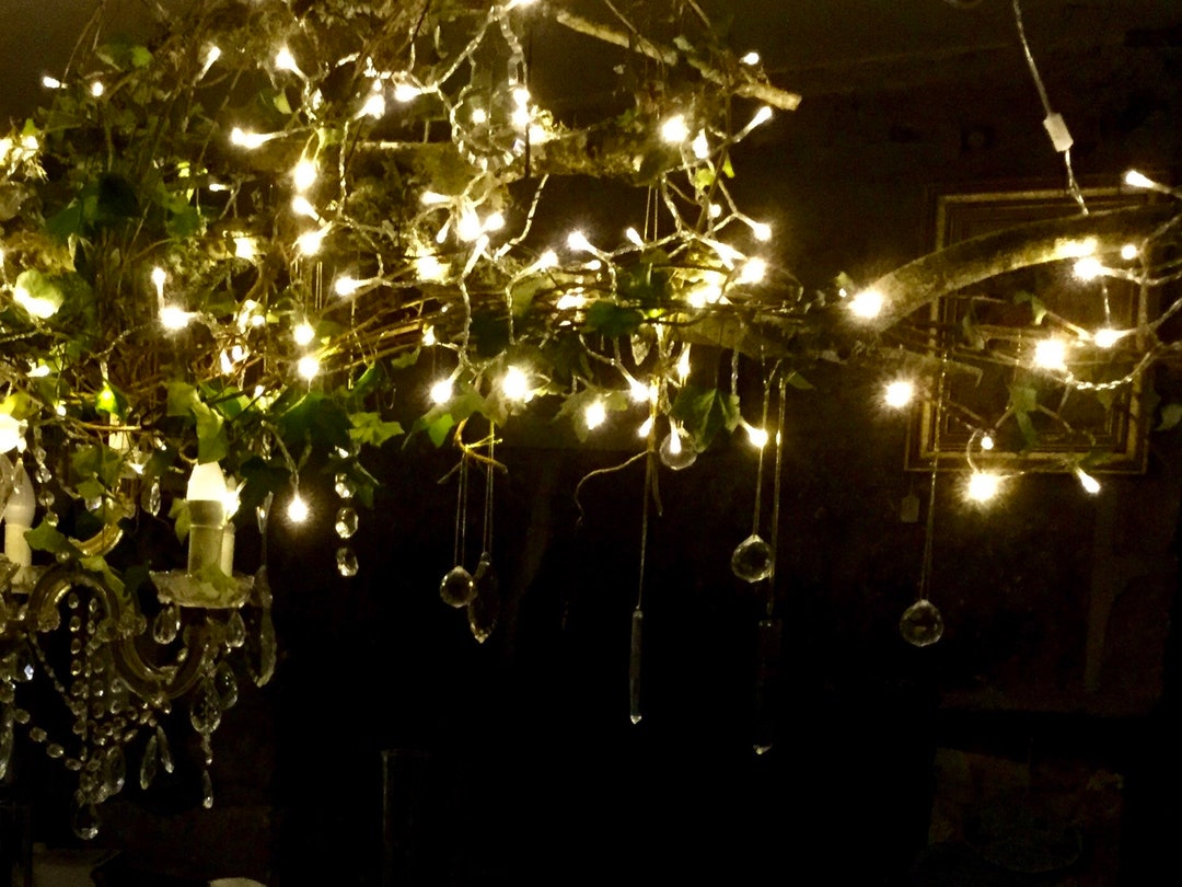 Antique Crystal Chandelier Drops Christmas Tree Decoration - Etsy