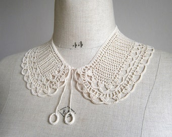 Cream Lace Collar | Etsy