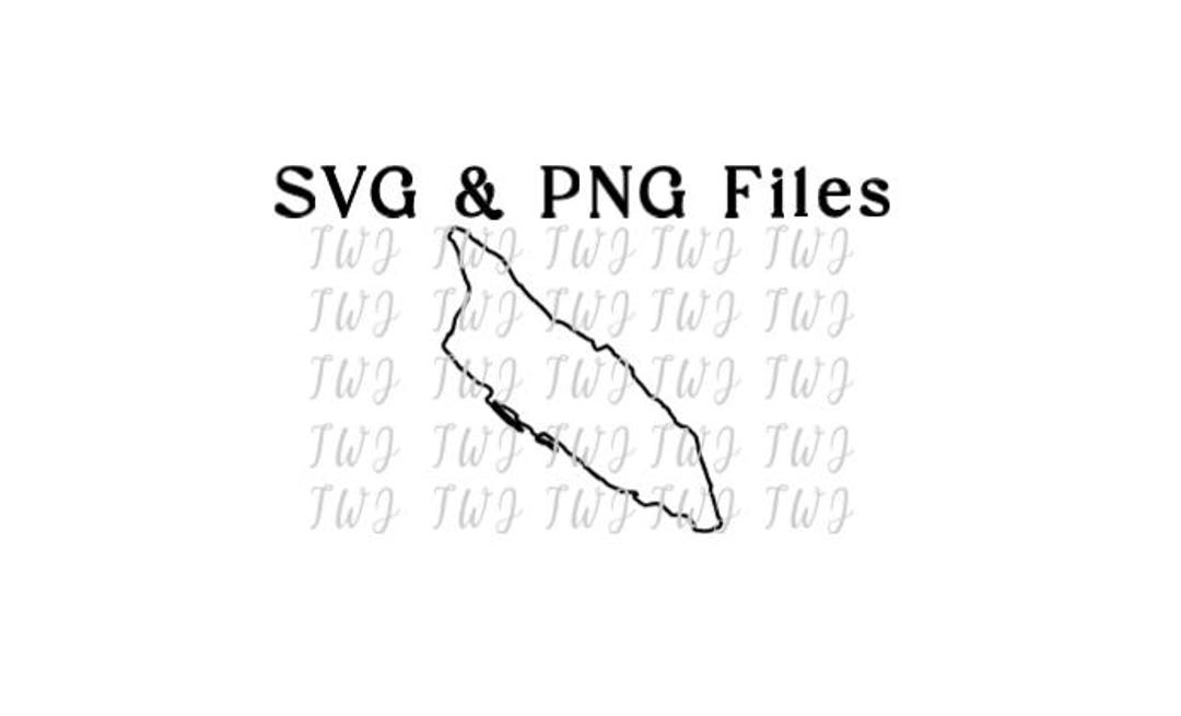 Aruba Outline SVG and PNG Files for Cricut, Silhouette, and Other ...