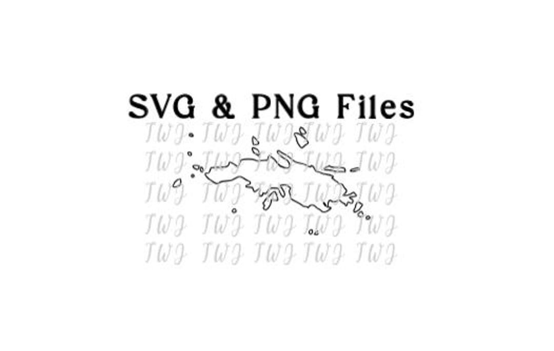 St. Thomas Outline SVG and PNG Files for Cricut, Silhouette, and Other ...