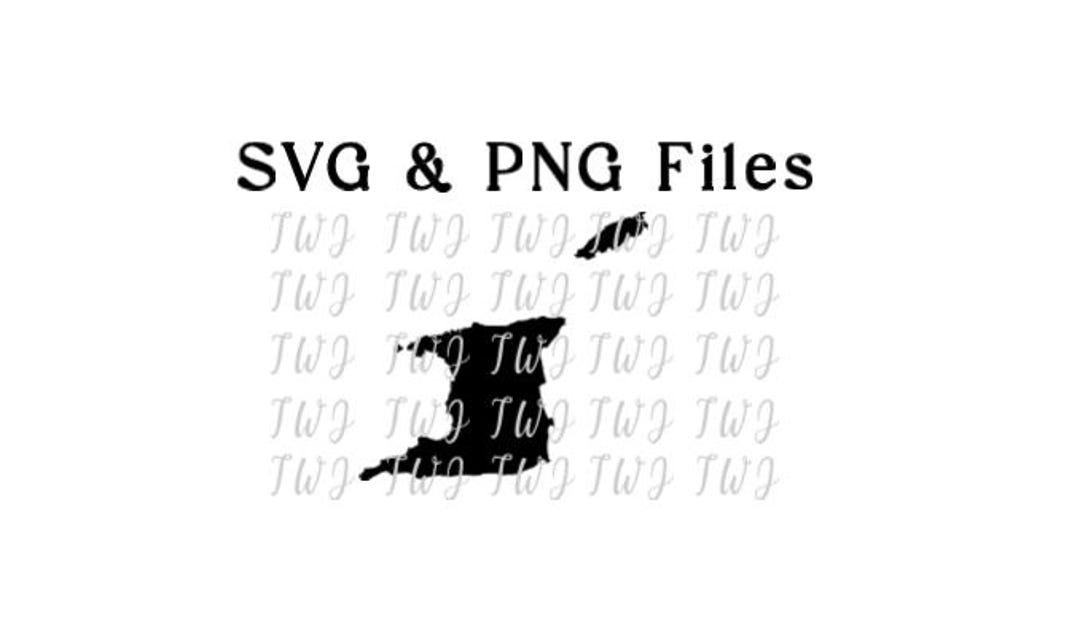 Trinidad and Tobago SVG and PNG Files for Cricut, Silhouette, and Other ...