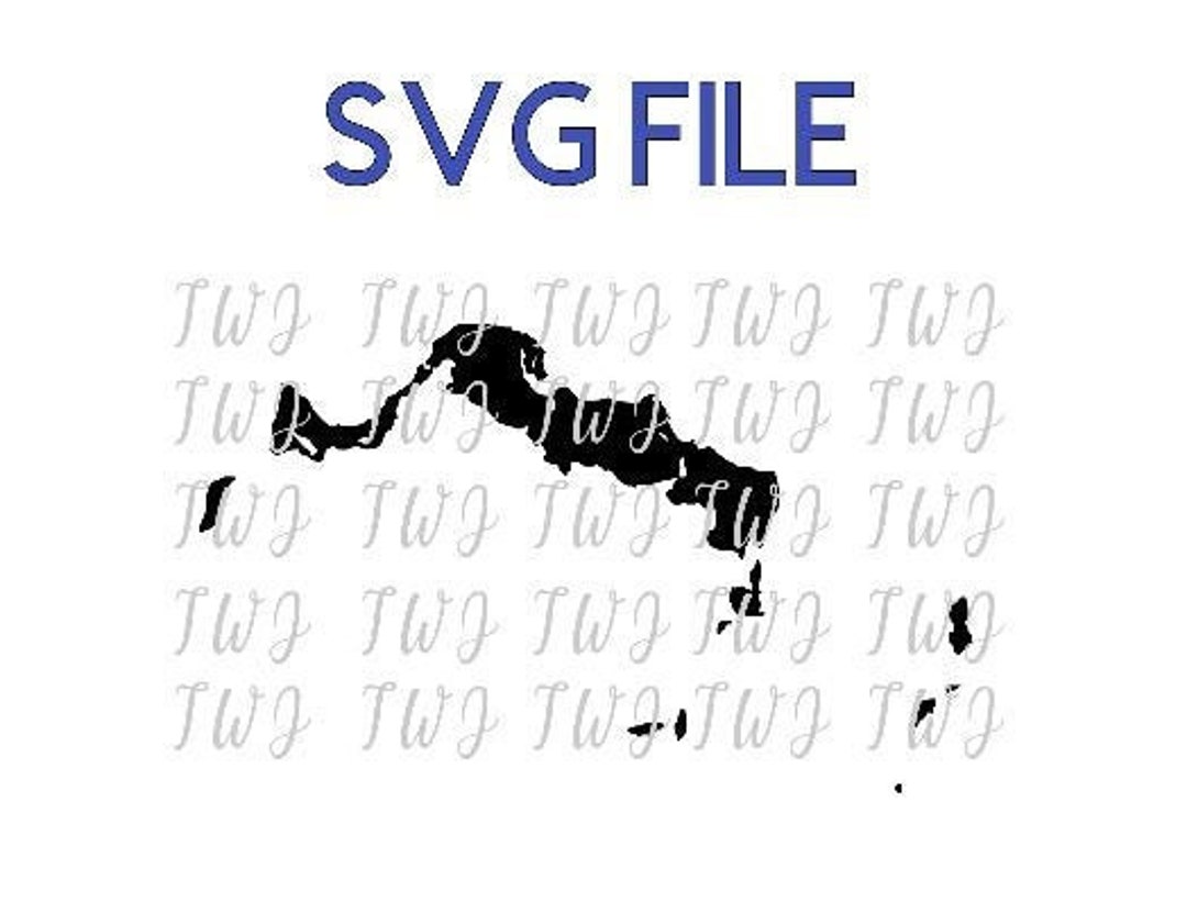 Turks and Caicos SVG File for Cricut Machines - Etsy