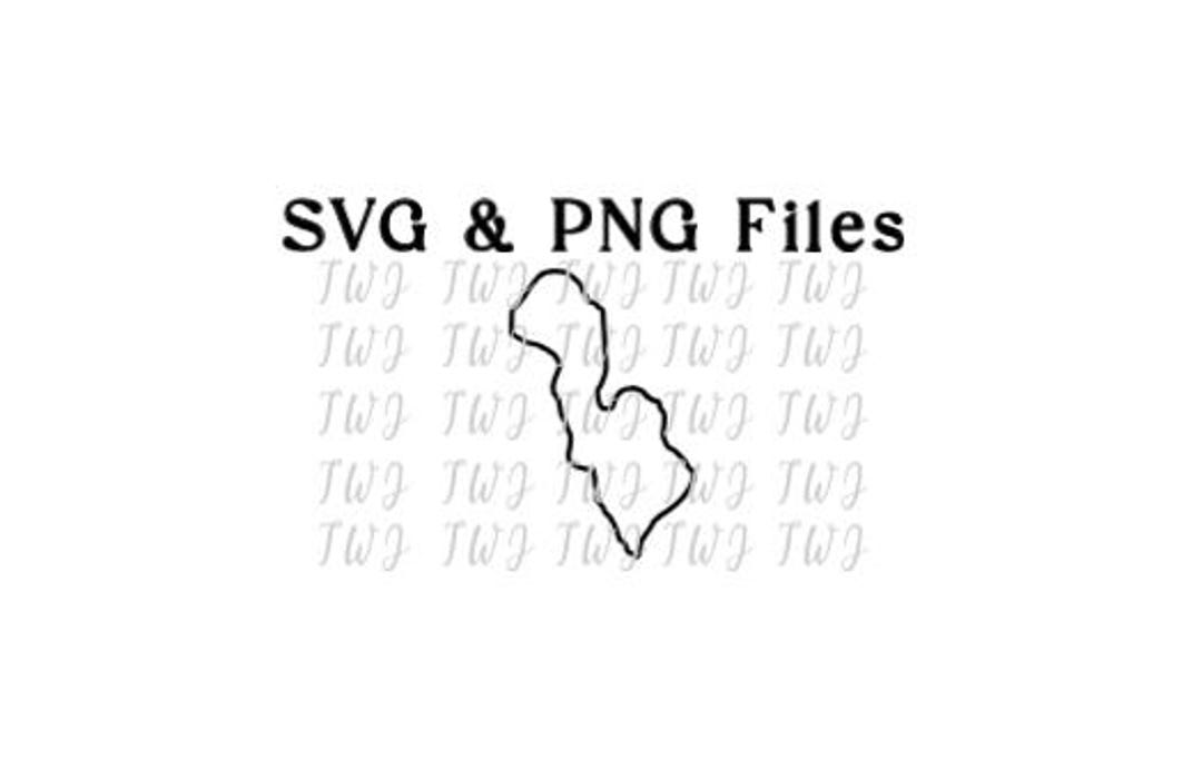 Hassel Island USVI Outline: SVG and PNG Files (digital Download) - Etsy