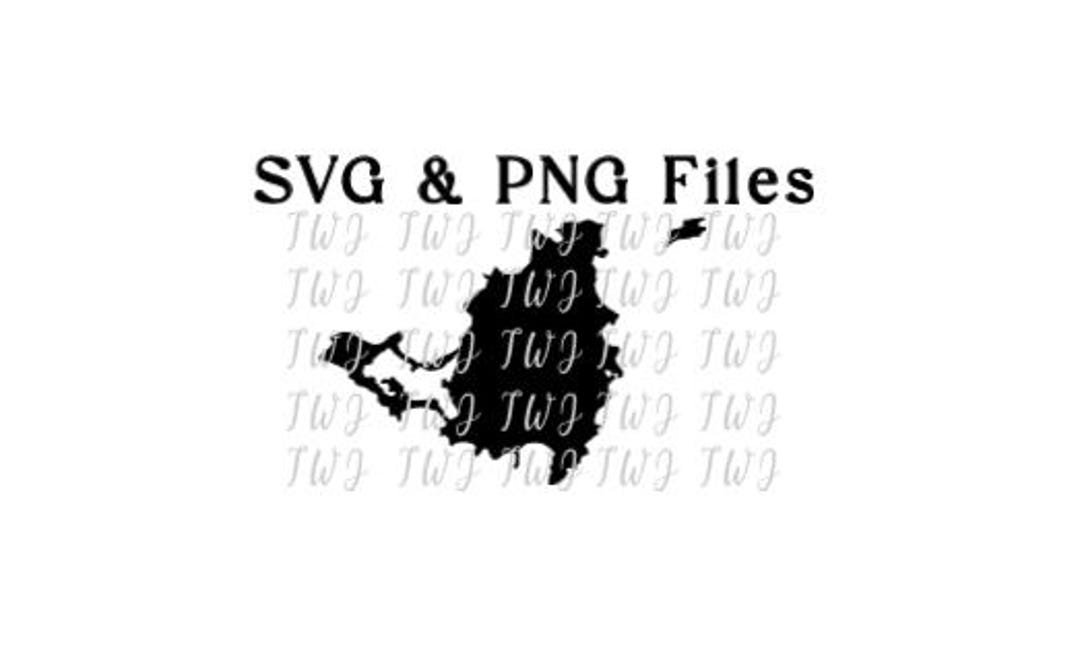 Saint Martin, Sint Maarten SVG and PNG Files for Cricut, Silhouette ...