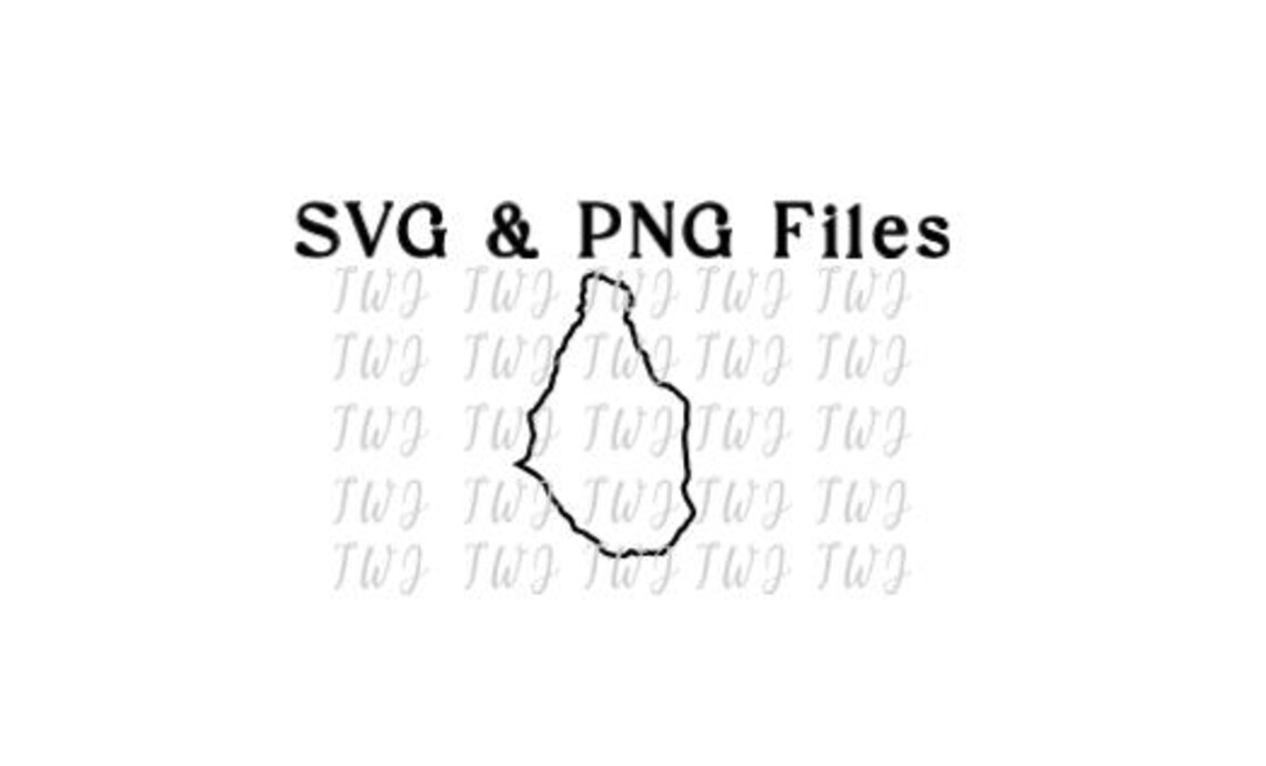 Montserrat Outline SVG and PNG Files for Cricut, Silhouette, and Other ...