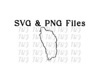 Dominica Map SVG, PNG - Dominica Flag Svg, Dominica Outline Svg ...