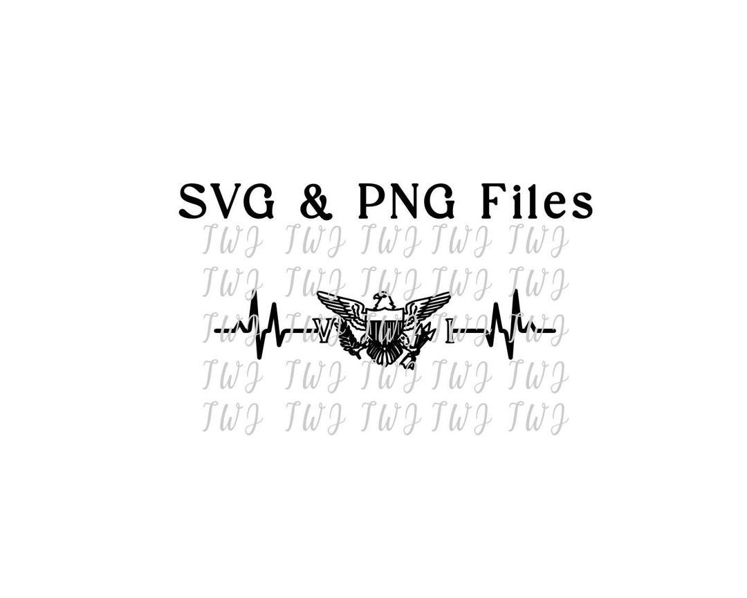 Heartbeat of the VI SVG and PNG Files for Cricut, Silhouette, and Other ...