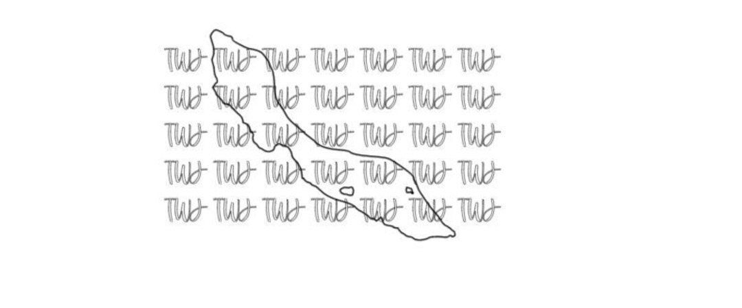 Curacao Outline SVG File for Cricut Machines - Etsy
