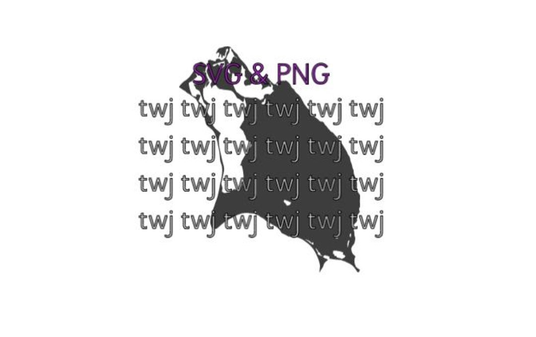 Barbuda SVG File for Cricut Machines and PNG File for Silhouette or ...