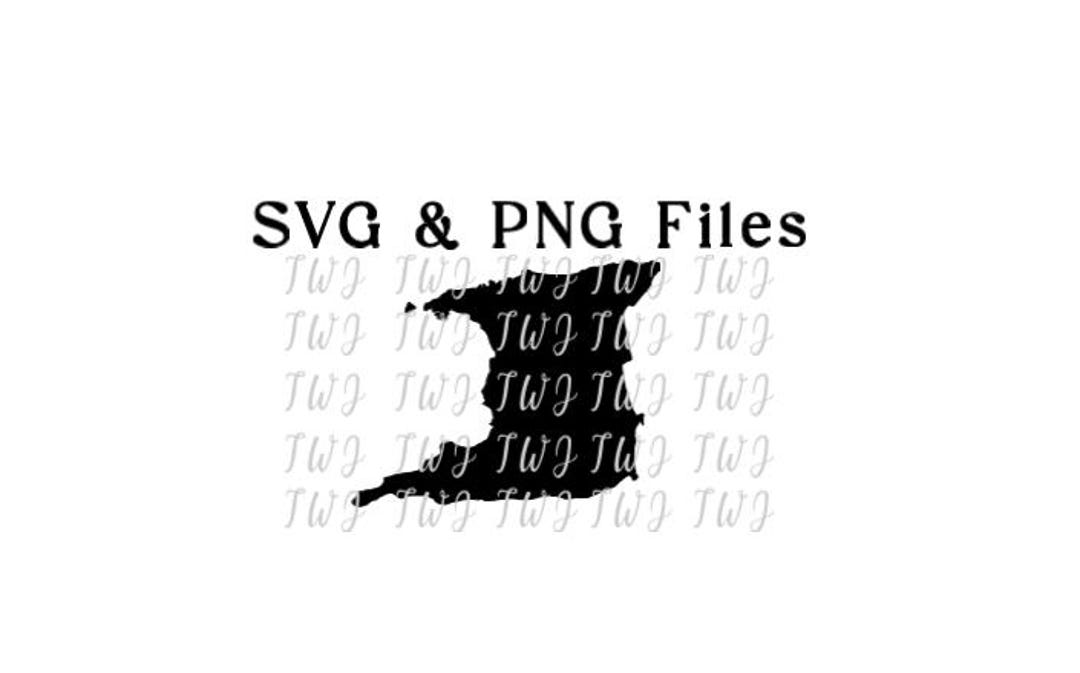 Trinidad SVG and PNG Files for Cricut, Silhouette, and Other Cutting ...