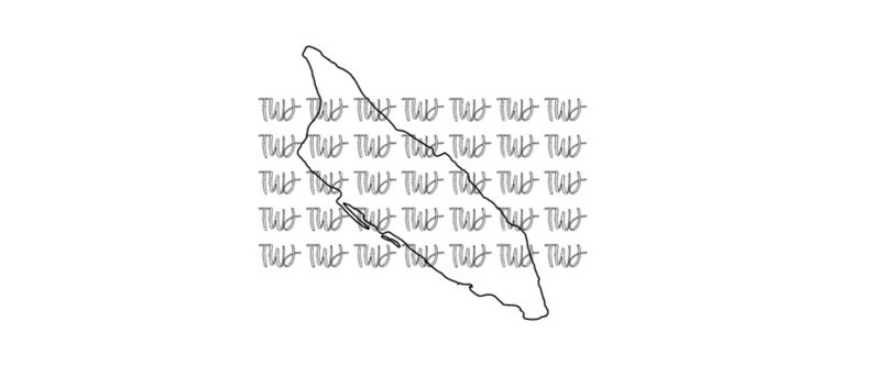 Aruba Outline SVG File for Cricut Machines - Etsy Israel