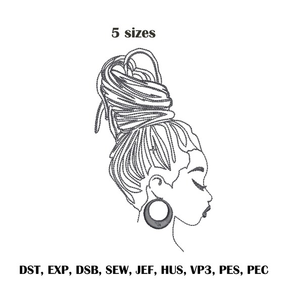 African american embroidery designs Black woman are dope Black | Etsy